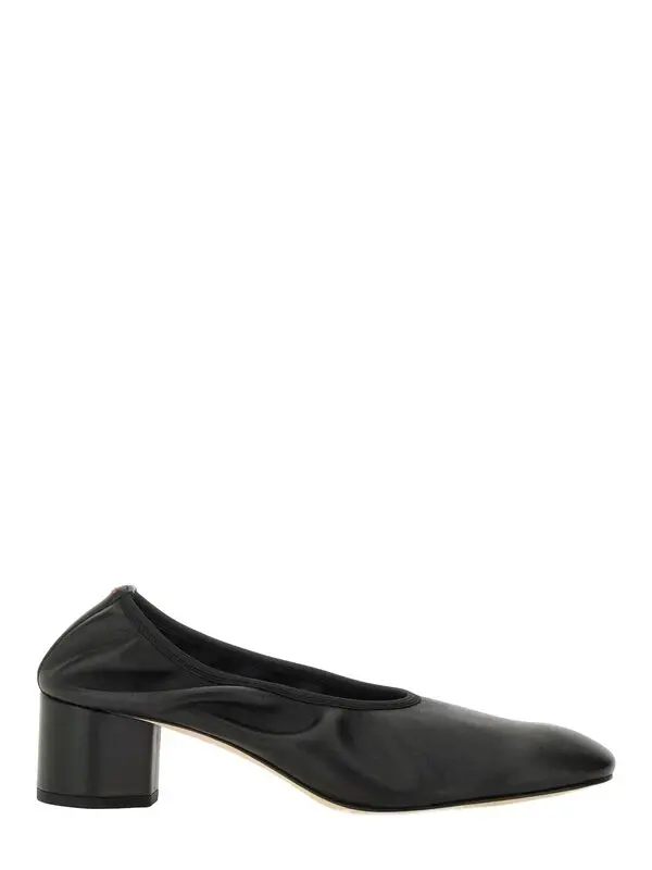 AeydĒ 45mm Gemma Block-heel Pumps - Black