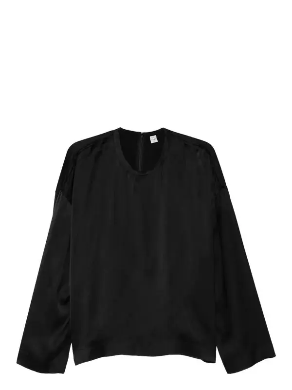 TOTEME Long-sleeve Top - Black