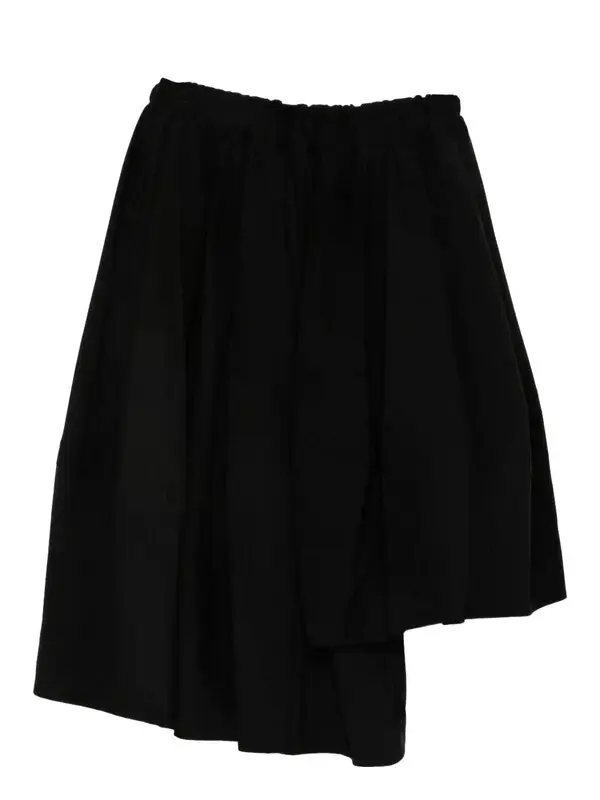 Comme Des Garçons Asymmetric Skorts - Black