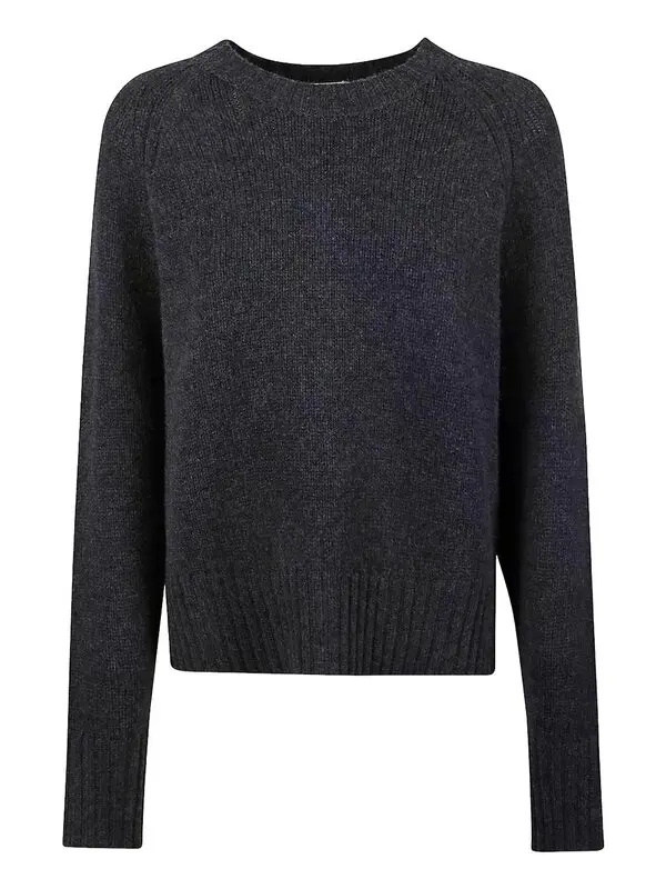 ALLUDE Raglan-sleeve Sweater - Blue