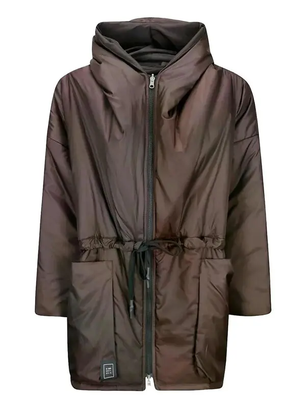 KIMONORAIN Sahariana Hooded Jacket - Brown