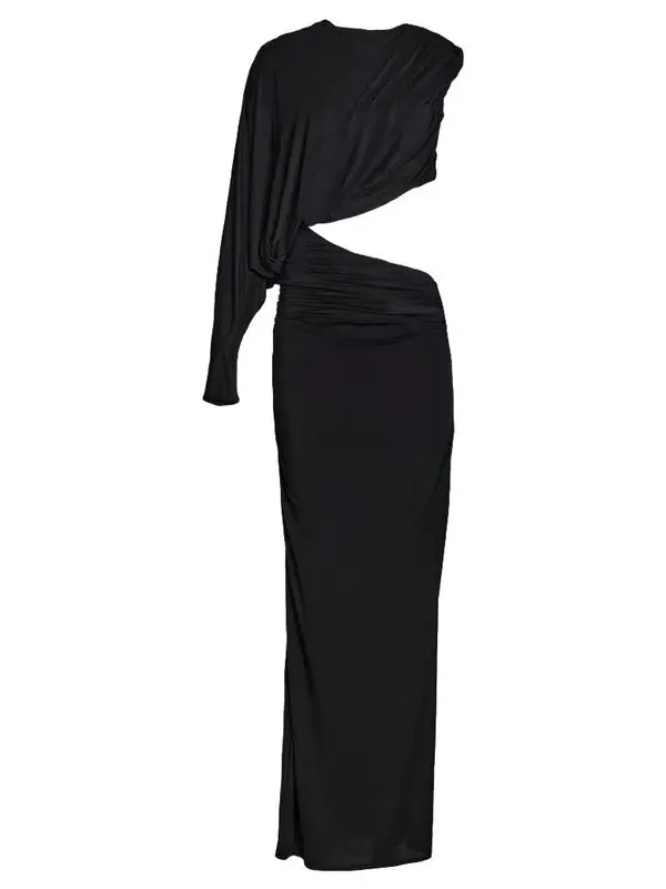 AXEL 113 Amanda Draped Dress - Black