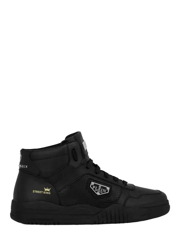 Philipp Plein Street King Lace-up Sneakers - Black