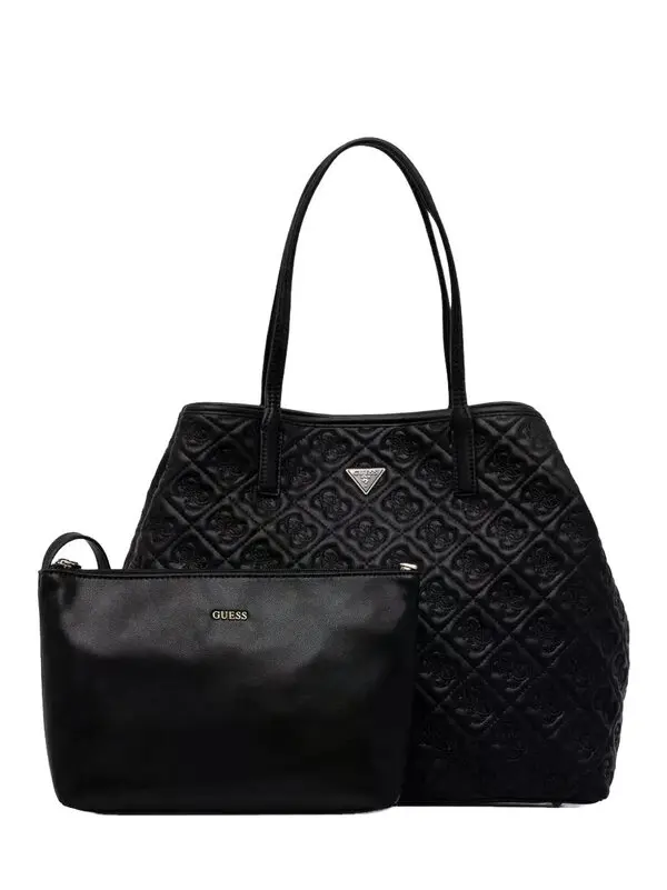 Guess Quilted Tote Bag - Black