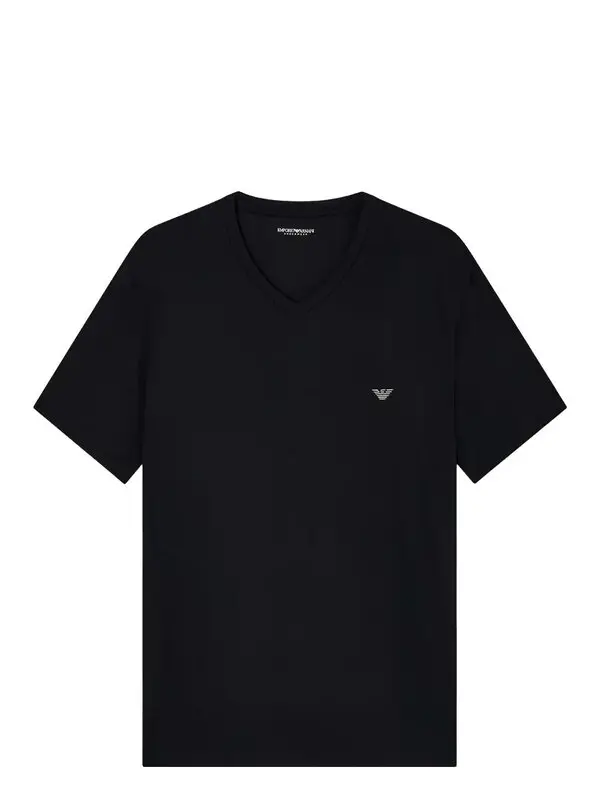 Emporio Armani V-neck T-shirt - Black