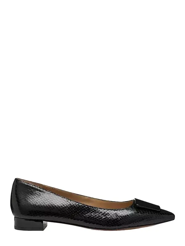 Geox Giselda Pointed-toe Ballet Flats - Black