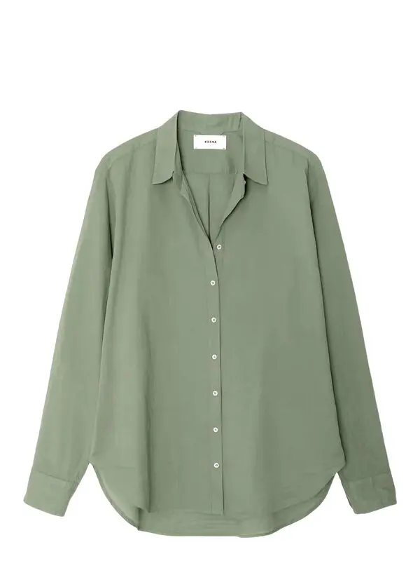 Xirena Beau Cotton Shirt - Green
