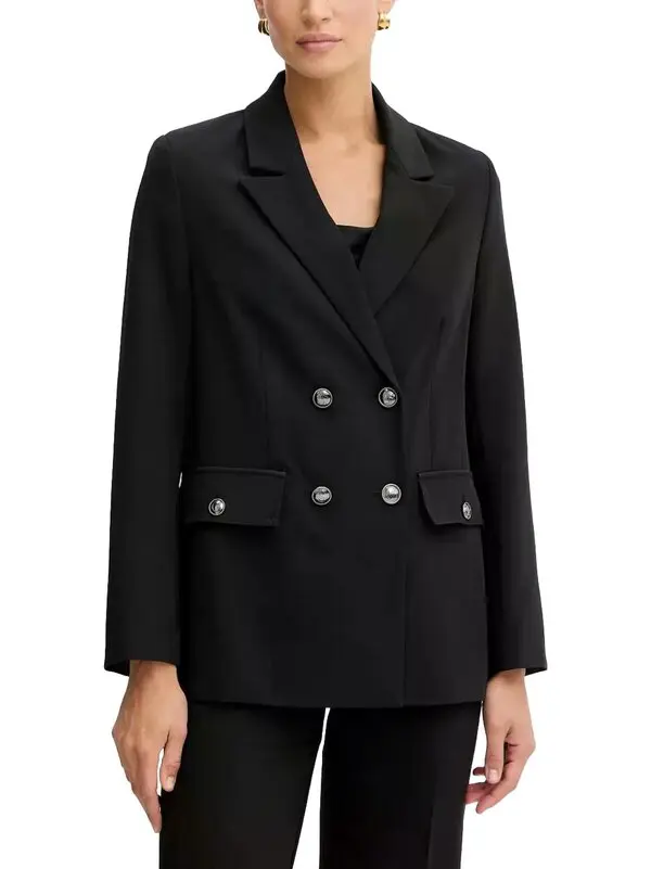 Guess Double-breasted Blazer - Black