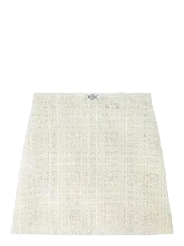 Versace A-line Mini Skirt - White