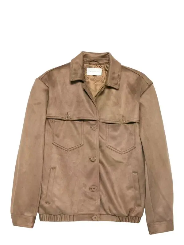 THE FRANKIE SHOP Hester Pocket Jacket - Brown