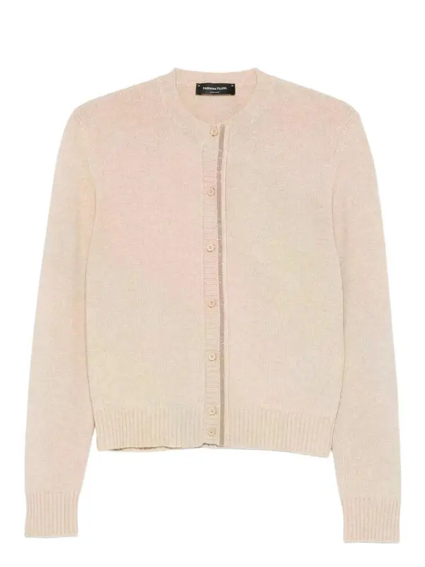 Fabiana Filippi Embellished Button Sweater - Neutrals