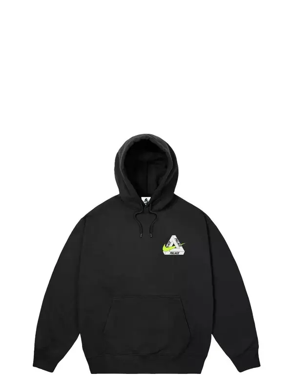 PALACE X Nike Tri Swoosh Hoodie - Black