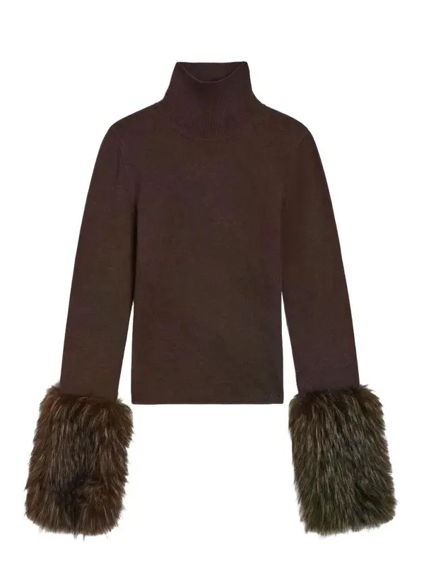 Apparis Aspen High-neck Jumper - Brown