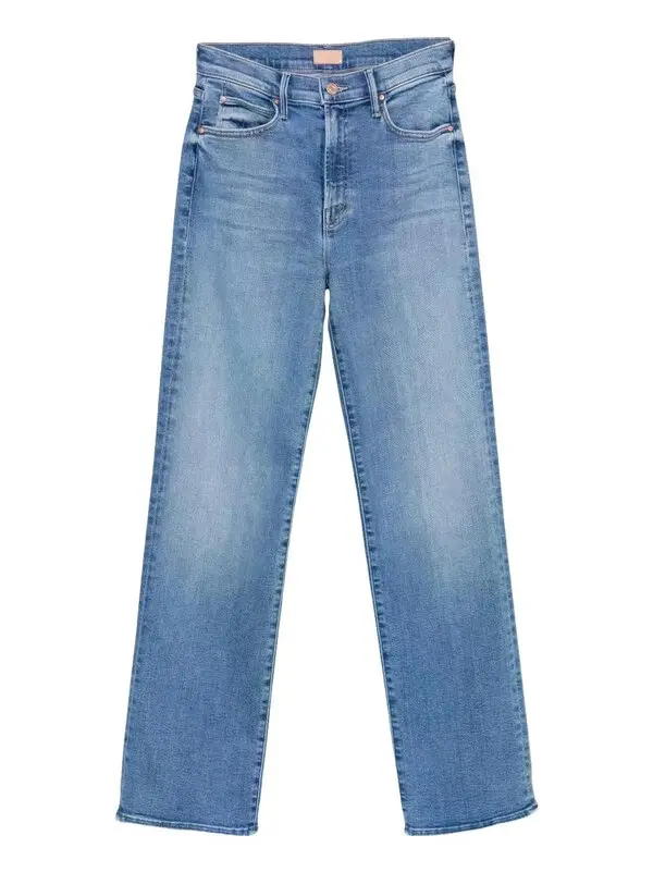 MOTHER The Kick It Straight-leg Jeans - Blue
