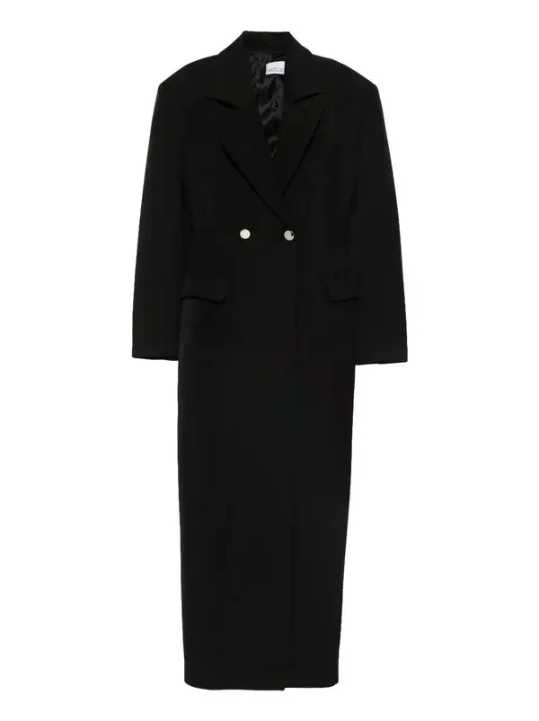 AXEL 113 Katie Hourglass Double-breasted Coat - Black