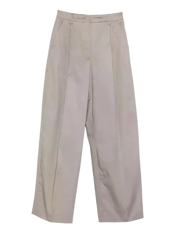 THELATEST Pleated Front Trousers - Grey
