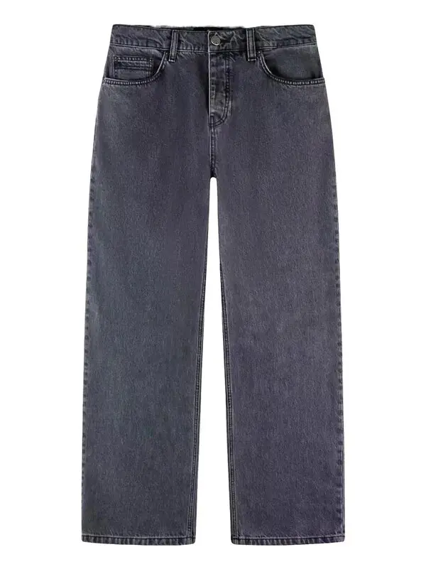 Hogan Straight Leg Jeans - Black