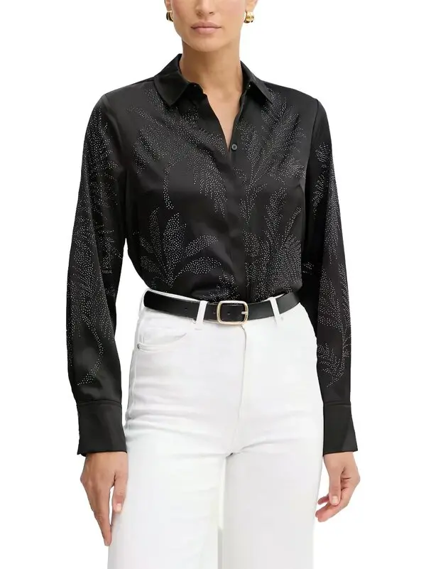 Guess Crystal-embellished Shirt - Black