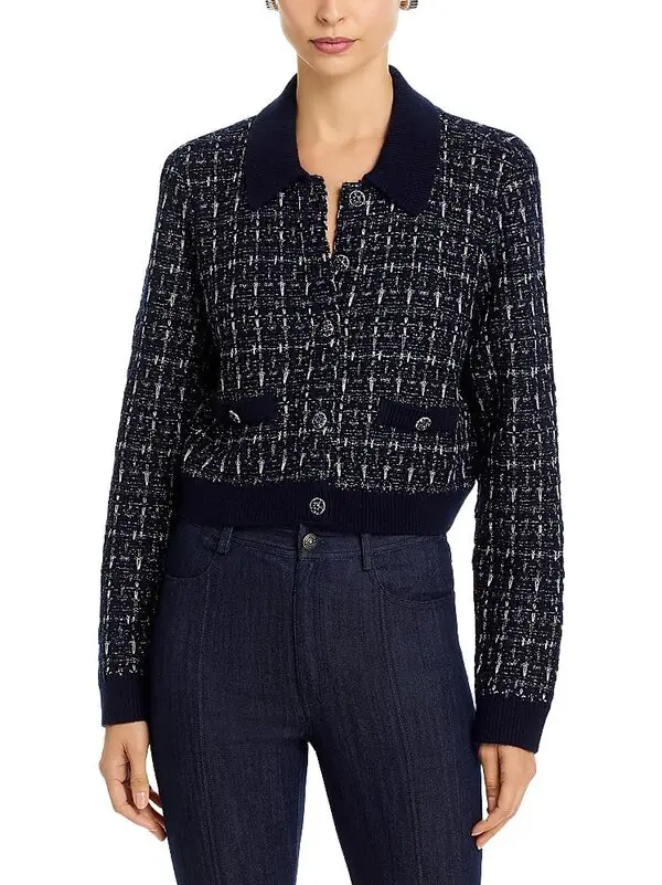 Cinq À Sept Ainara Cardigan - Navy/silver