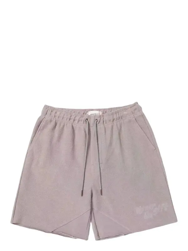 HONOR THE GIFT Block Party Reverse Bermuda Shorts - Neutrals