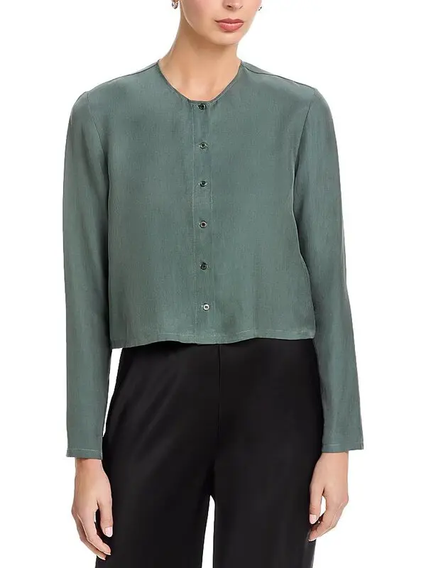 LESET Kim Classic Cardigan - Eucalyptus