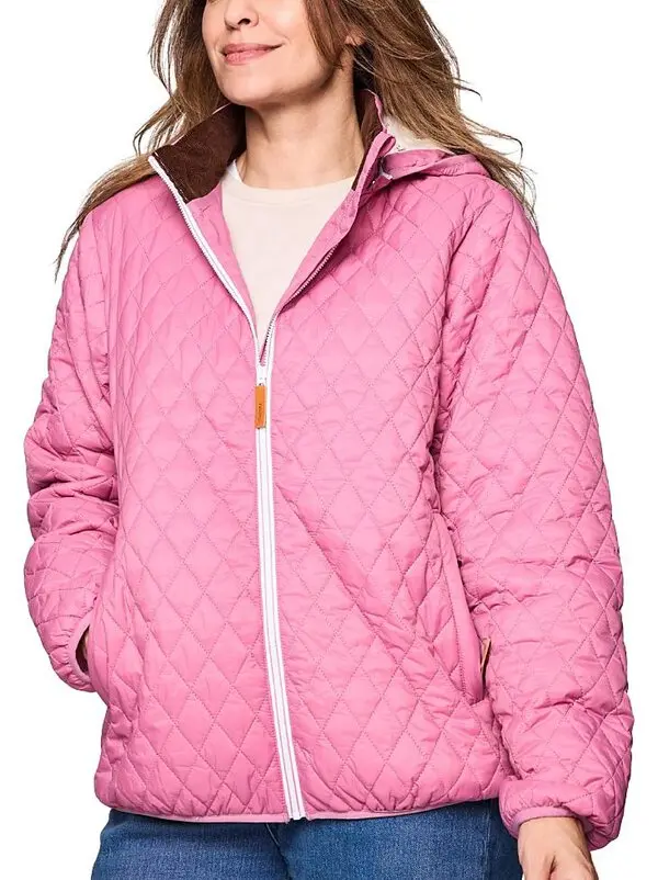 NORTHERN CLASSICS Quilted Puffer Jacket - Rose Pink