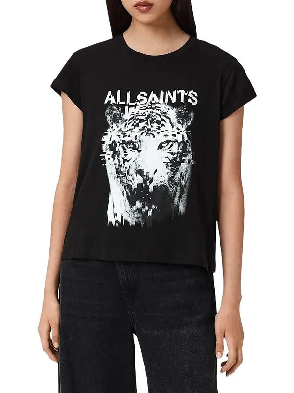 ALLSAINTS Static Anna Tee - Black