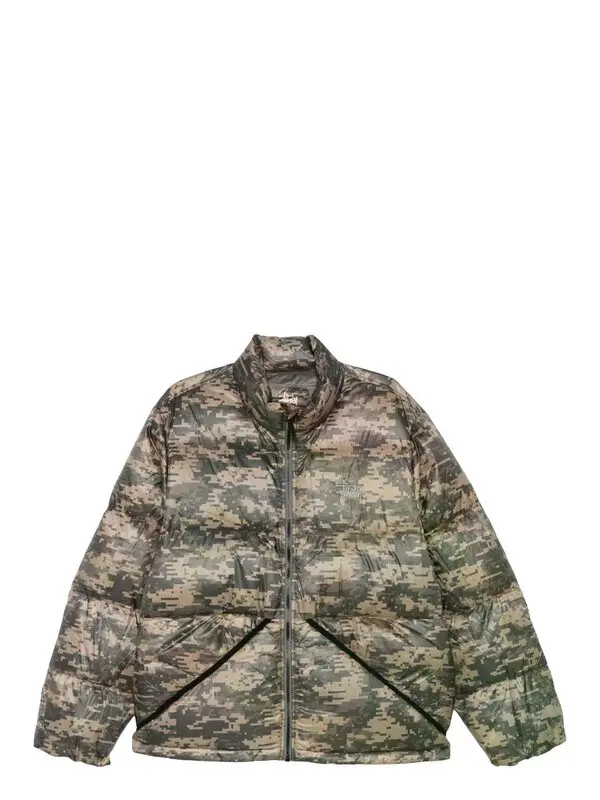 StÜssy Camouflage Zip Jacket - Green