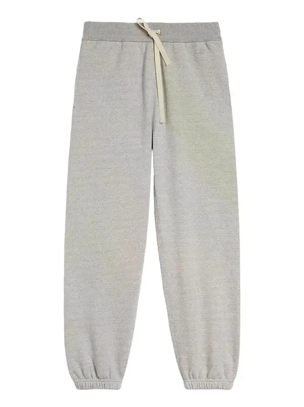 JIL SANDER Logo-embroidered Cotton Track Pants - Grey