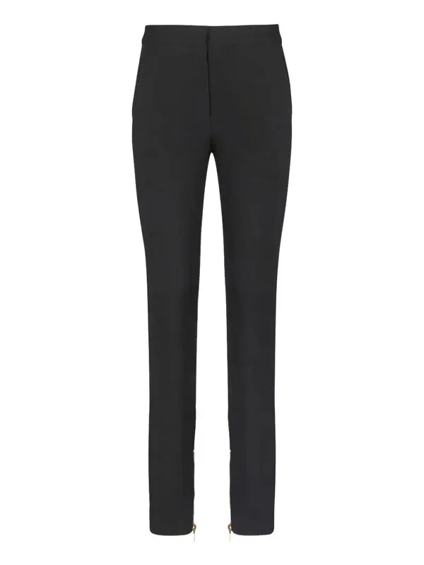 Balmain Zipped-cuffs Trousers - Black