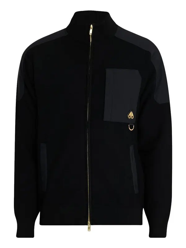 Moose Knuckles Elowan Full-zip Sweater - Black