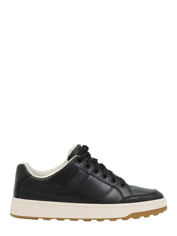 Vince Wilder Court Leather Low-top Sneakers - Black - 00