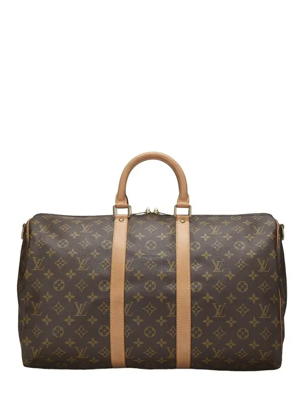 LOUIS VUITTON Monogram Keepall Bandouliere 45 - Brown