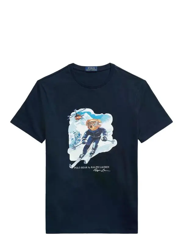 Polo Ralph Lauren Polo Bear Graphic-print T-shirt - Blue