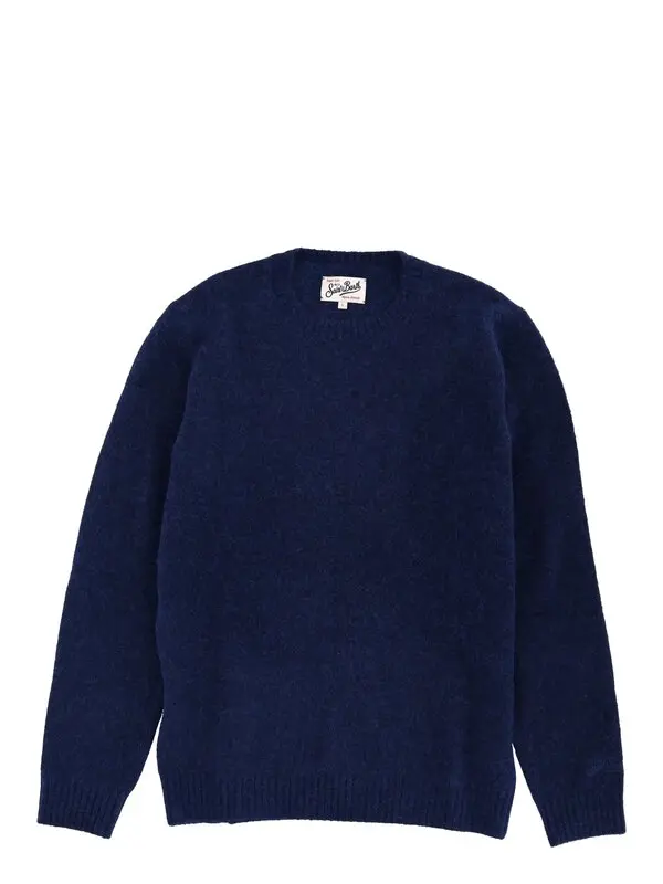 MC2 SAINT BARTH Wool Crewneck Sweater - Blue