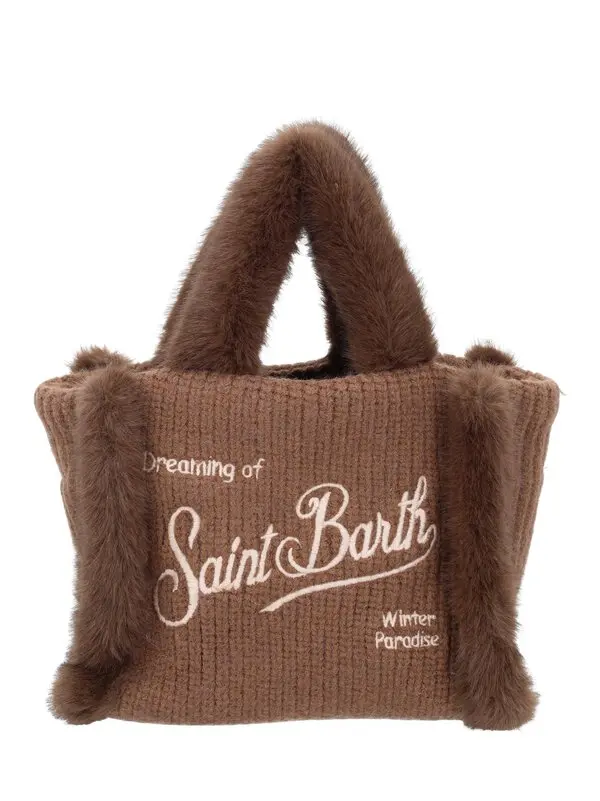 MC2 SAINT BARTH Vanity Mini Tote Bag - Brown