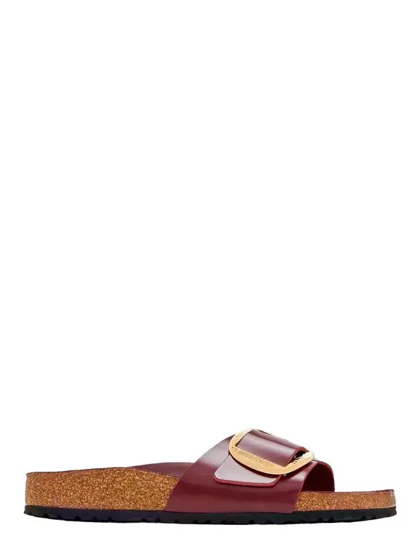 BIRKENSTOCK Madrid Big Buckle Strap Sandals - Red