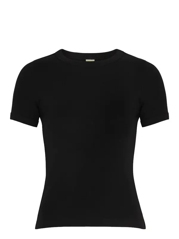 FLORE FLORE Cotton T-shirt - Black