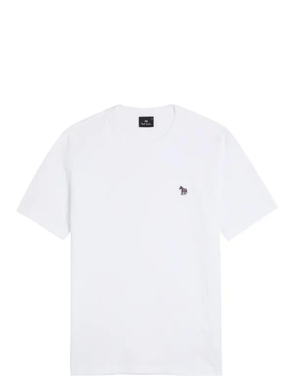 Paul Smith Appliquéd Cotton T-shirt - White