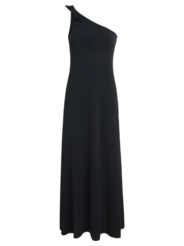 ERES One-shoulder Midi Dress - Black