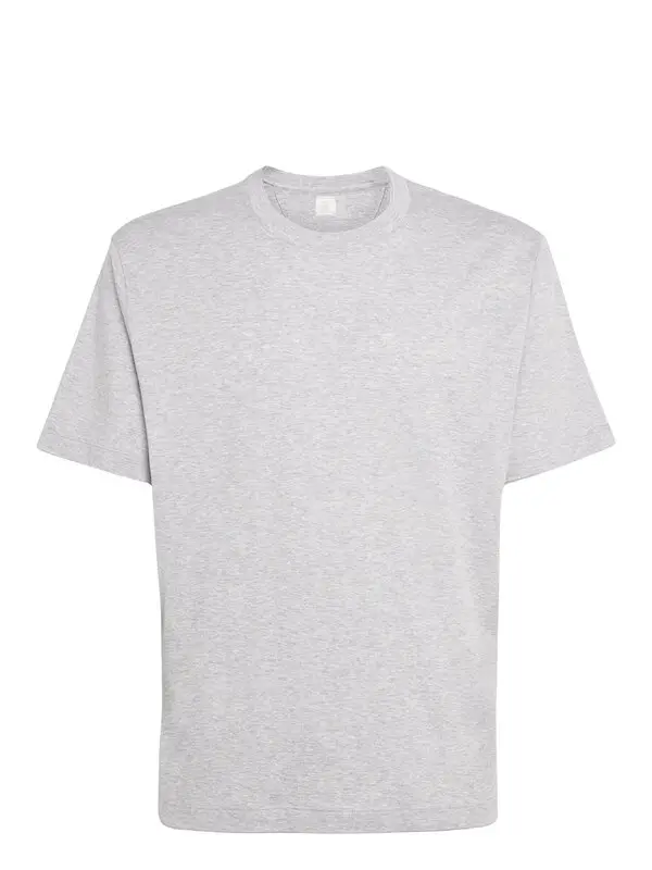 Eleventy Cotton-blend Jersey T-shirt - Grey