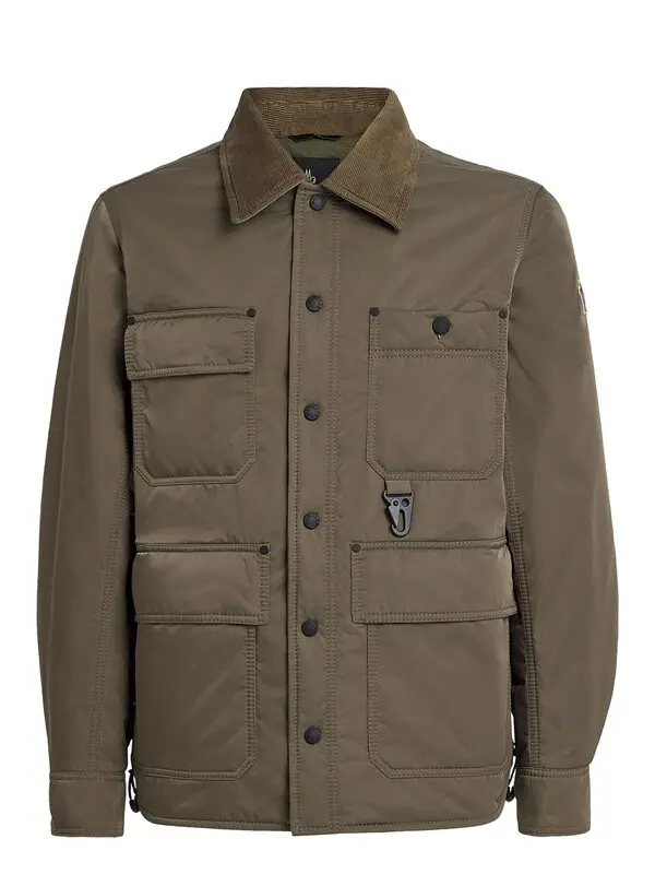 Moncler Down Grenoble Waterton Field Jacket - Green