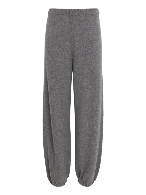 Theory Cashmere Cuffed Sweatpants - Grey