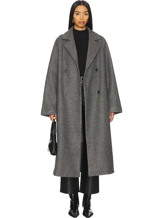 ALL THE WAYS Kalliope Trench Coat - Grey