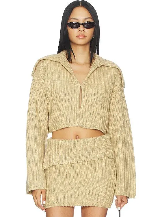 LOVERS AND FRIENDS Carolina Cardigan - Camel