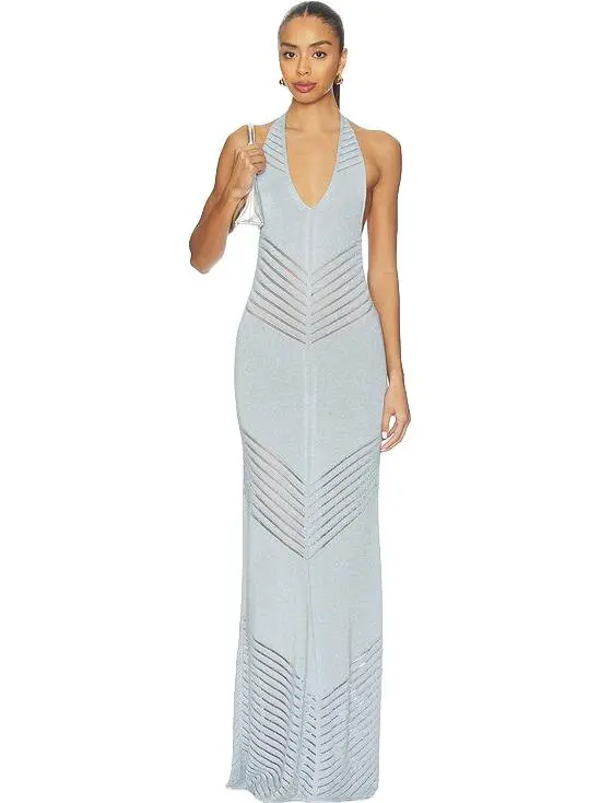 Devon Windsor Roma Maxi Dress - Azure