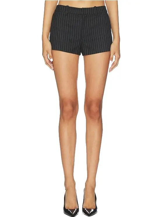 LOVERS AND FRIENDS Peyton Shorts - Black Pinstripe