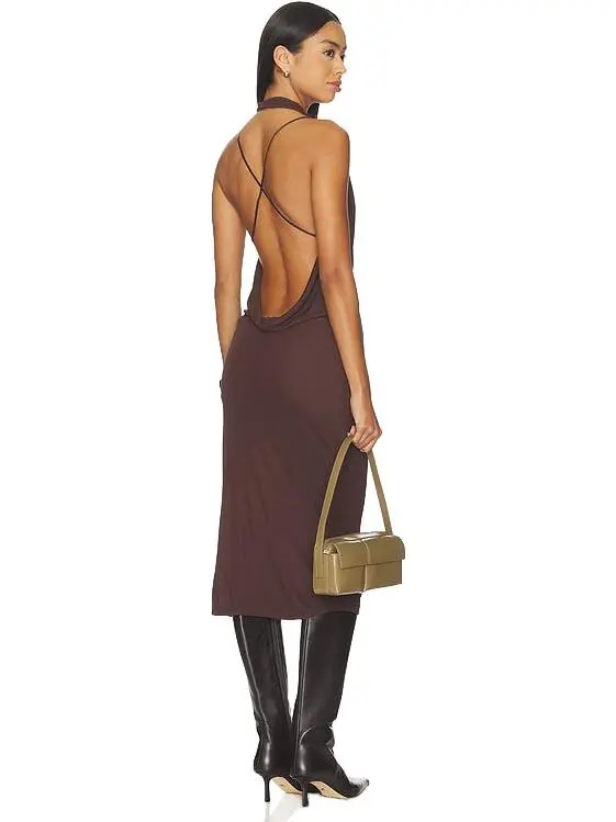 GEEL Sill Dress - Brown