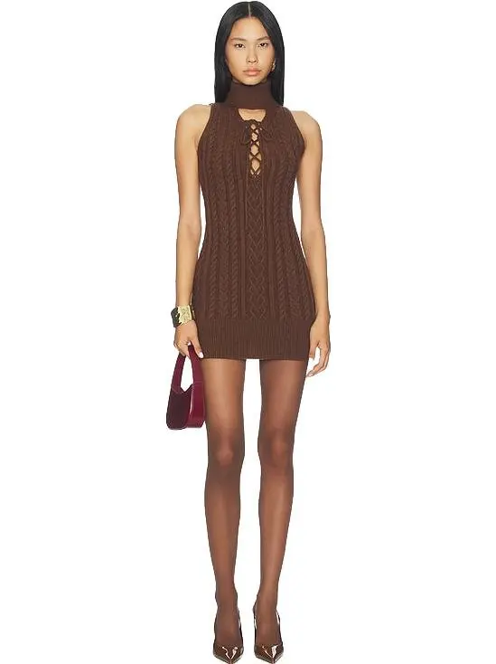 NANA JACQUELINE Karlie Dress - Brown