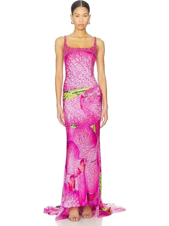 LA FUORI Orchid Gown - Orchid Pink